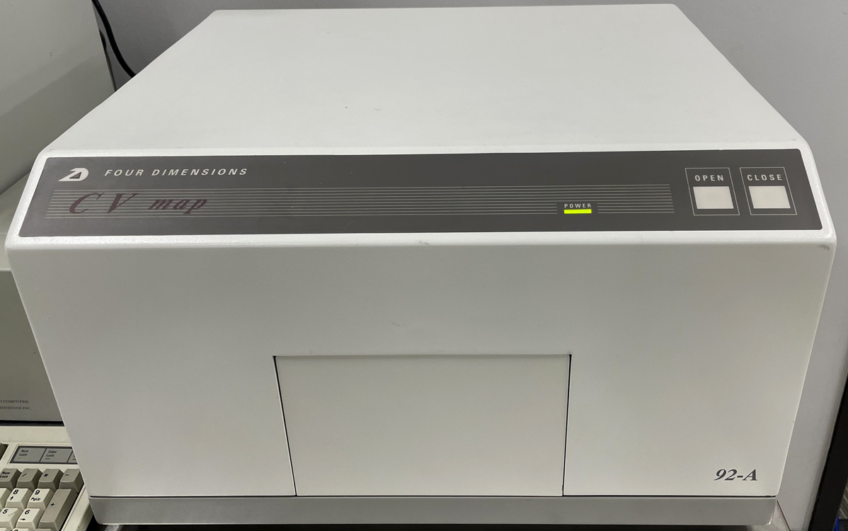 FOUR DIMENSIONS CV92A Semi Auomatic Mercury Probe CV Plotter for sale